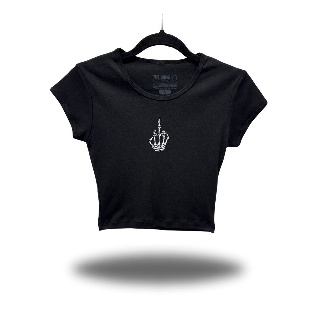 FU CAP SLEEVE BABY RIB CROP TOP – The Drive Clothing