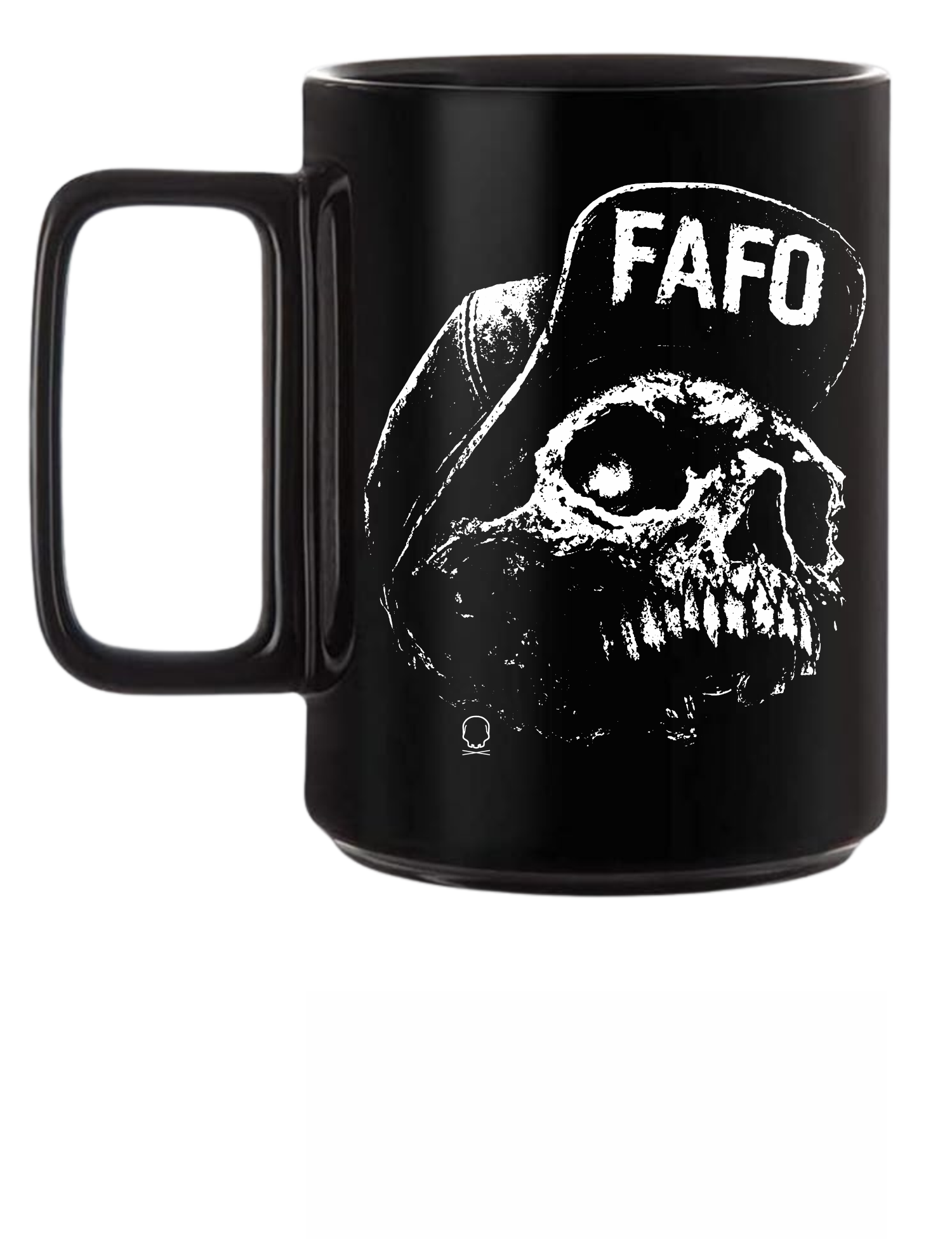 FAFO PUNK BLACK COFFEE MUG – The Drive Clothing
