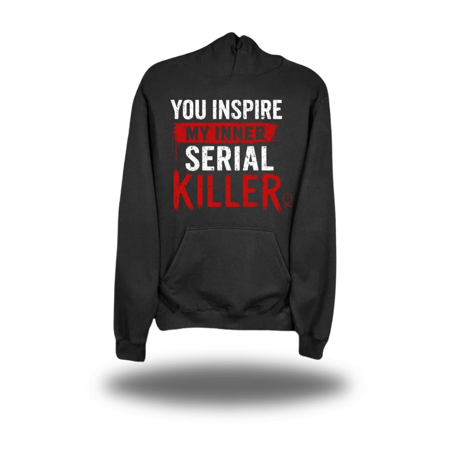 SERIAL KILLER BLACK HOODIE – The Drive Clothing
