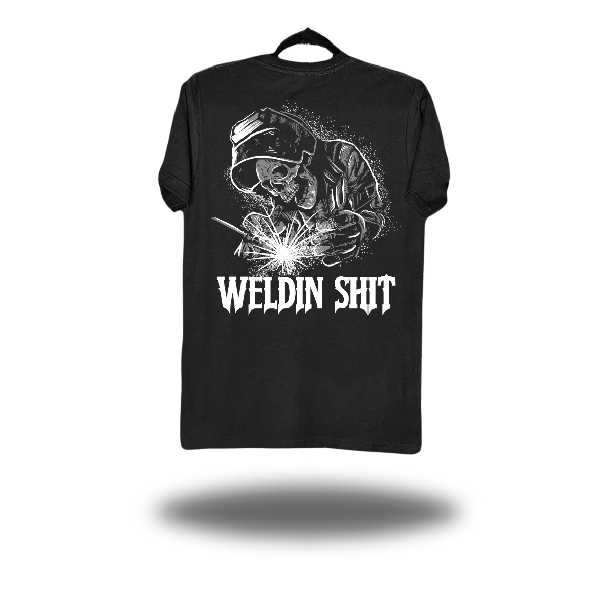 WELDIN SHIT BLACK CLASSIC TEE – The Drive Clothing