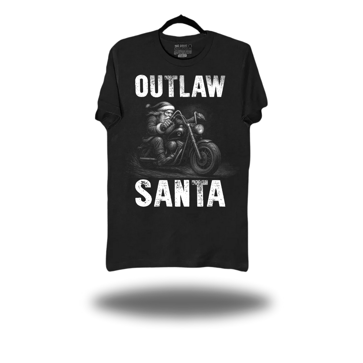 OUTLAW SANTA BLACK CLASSIC TEE – The Drive Clothing